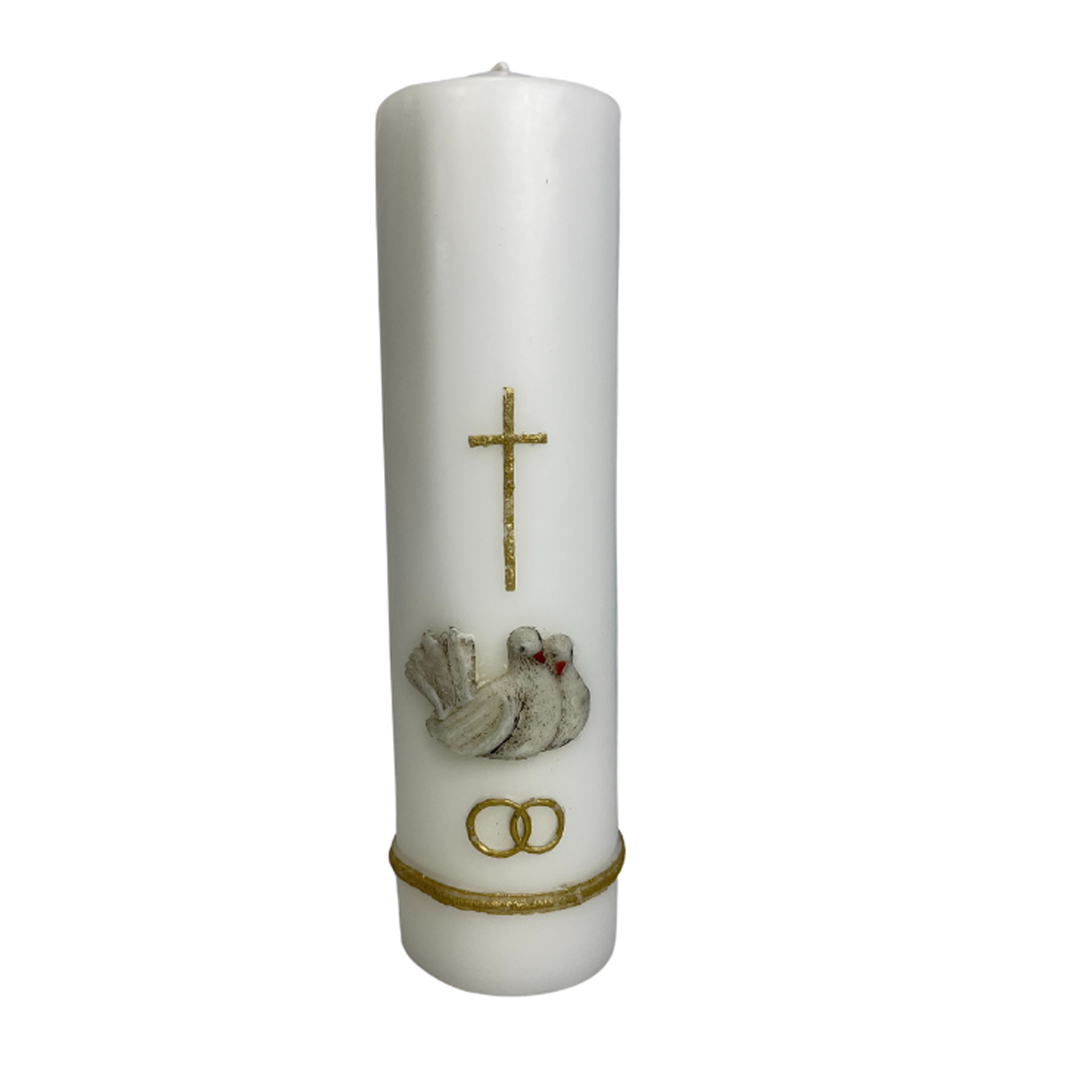 General Wax & Candle | Marriage Pillar CANDLE - Doves - General Wax ...